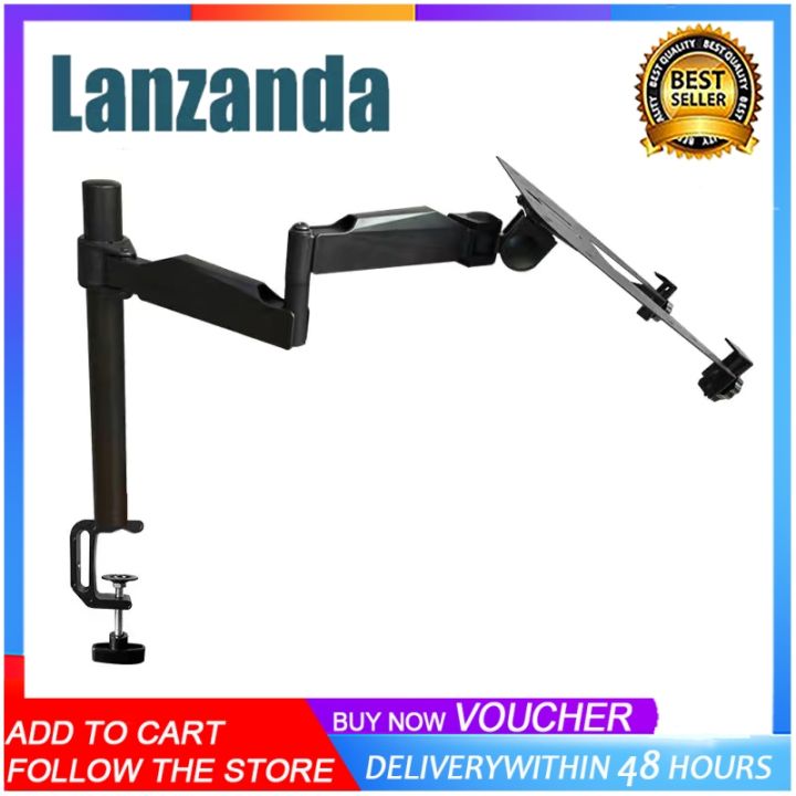 MOUNT UP Single Laptop Tray Desk Mount for 13-17 Inch Laptop Notebook ...