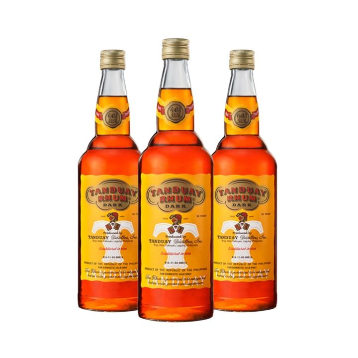 Tanduay Rhum Dark 750ml 3-pack | Lazada PH