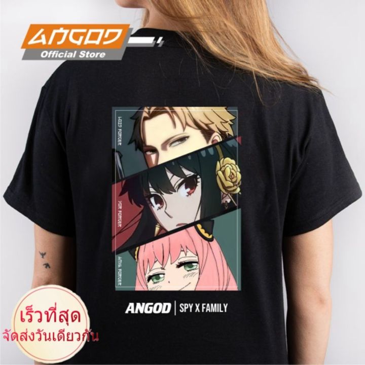 【New】เสื้อยืดพิมพ์ลายแฟชั่นเสื้อยืดแขนสั้น พิมพ์ลายอนิเมะ SPY X FAMILY ANGOD FORGER DISTRO ...