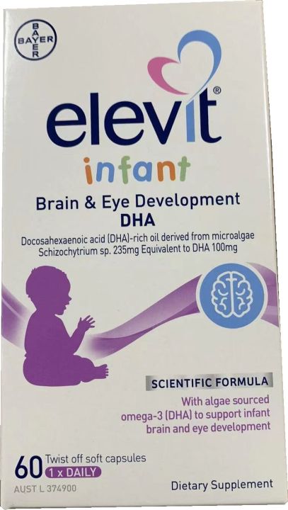 Elevit Infant Brain & Eye Development DHA 60caps | Lazada