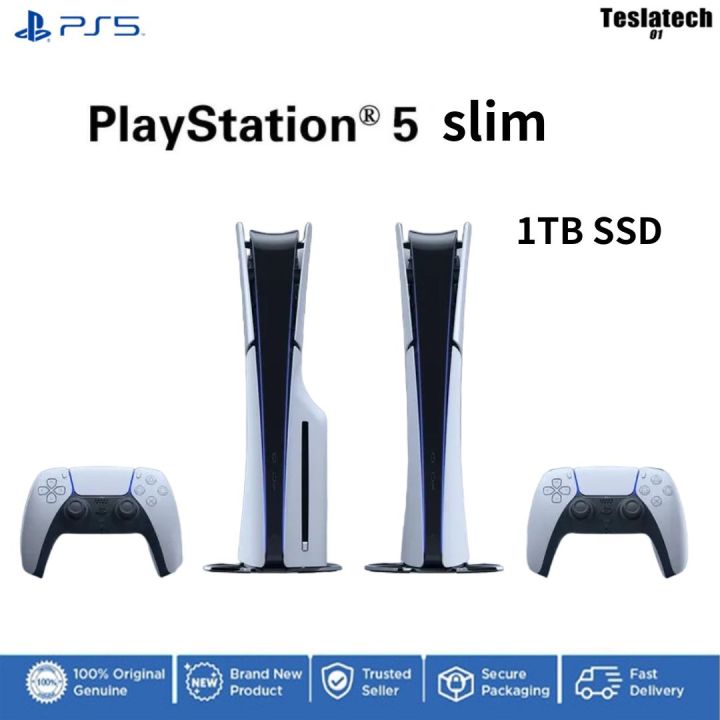 【Ready stock】NEW Set Sony PlayStation5 New Slim PS5 1TB SSD Home game ...