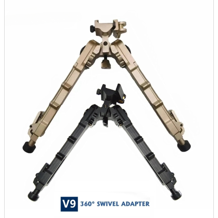 Gunsum V9 Bipod CS Tactical V9 Metal Tripod with QD 20mm Picatiny Rail ...