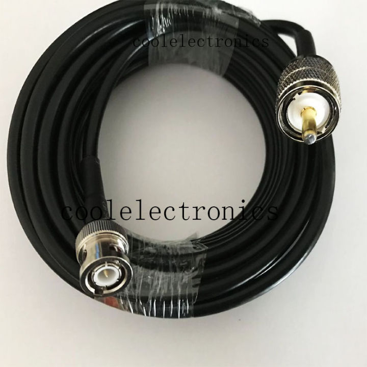 RG58 Cable BNC Male to UHF Male PL259 Connector Coaxial Pigtail Wire cable 50ohm 50cm 1/2/3/5/10 ...