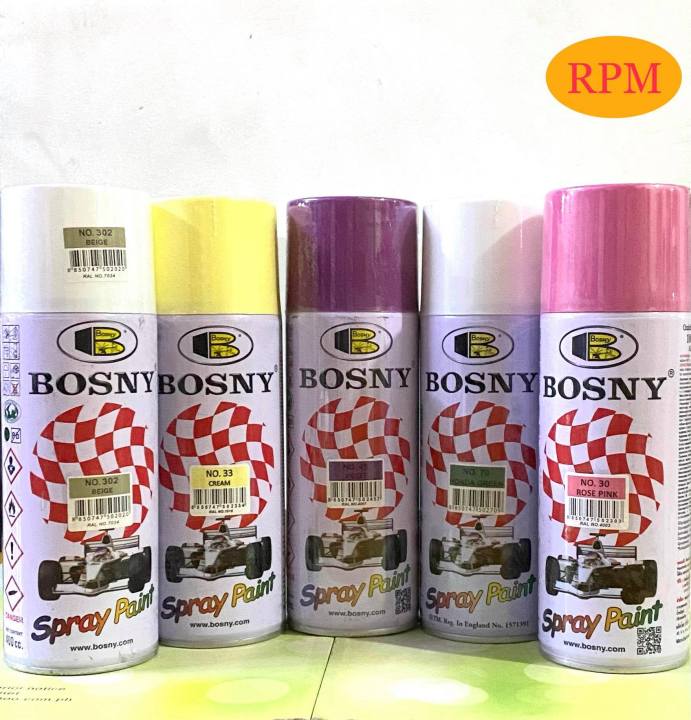 Bosny Spray Paint 5 Color Variations (1pc ) | Lazada PH