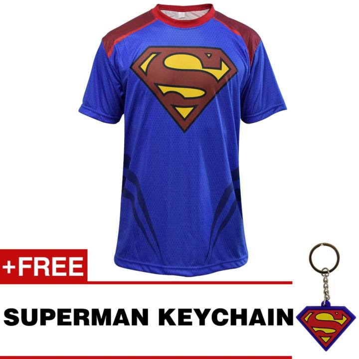 Superman Quick Dry Stretchable Short Sleeve Men's Cyling Sports Jersey ...