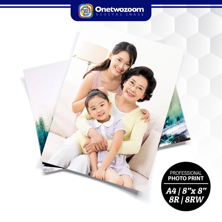Photo Printing | A4 8R 8RW Digital Print | Cuci Gambar | Lazada