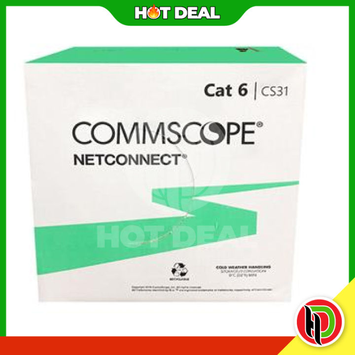 Hotdeal Commscope CS31 U/UTP 23AWG LSZH Cat6 Data Cable - Box ( 305 ...