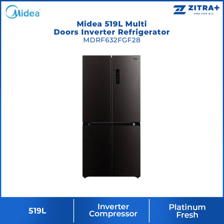 Midea 519L Multi Doors Inverter Refrigerator MDRF632FGF28 | Inverter ...