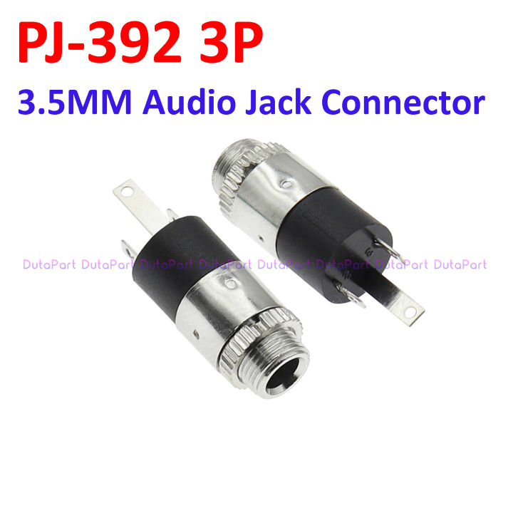 10 PCS PJ-392 3.5MM Stereo Jack Socket Audio Box Panel Mount Female ...