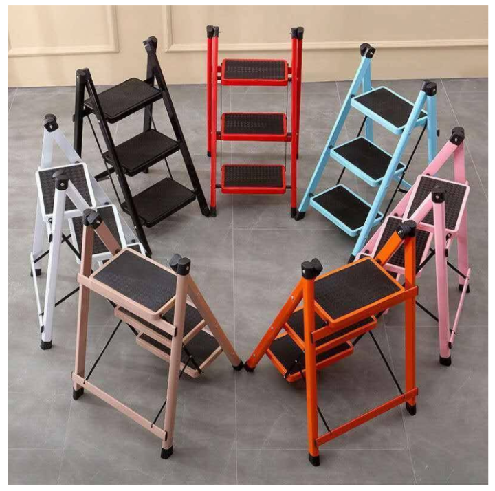 Mt Fashion 3 STEPS FOLDING LADDER MULTI-PURPOSE MINI 4 Steps ...