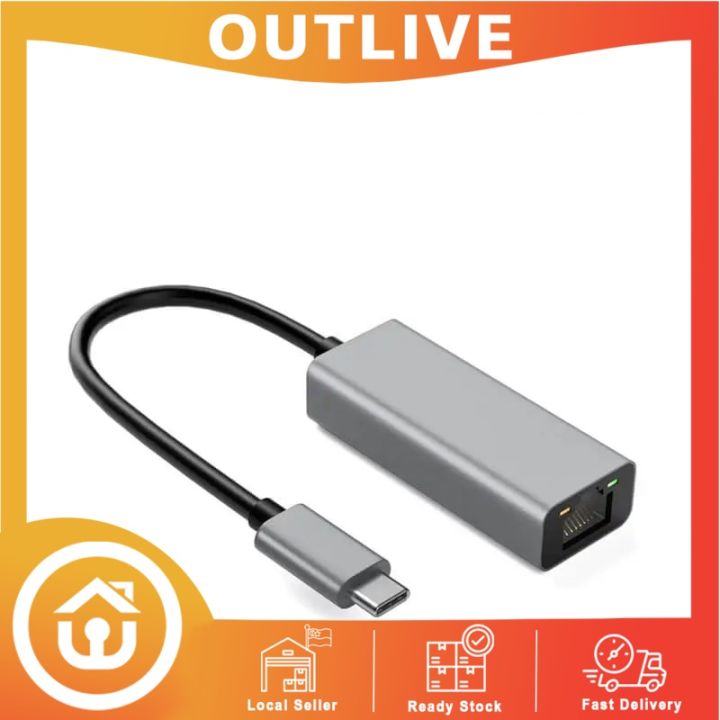 USB Type C To Gigabit Network Card Port Network Cable Adapter USB C To ...