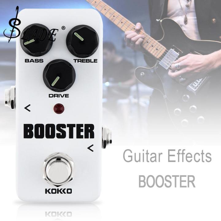 Mini Electric Guitar Pedal Effect Bass Built in 2 Band EQ Control True ...