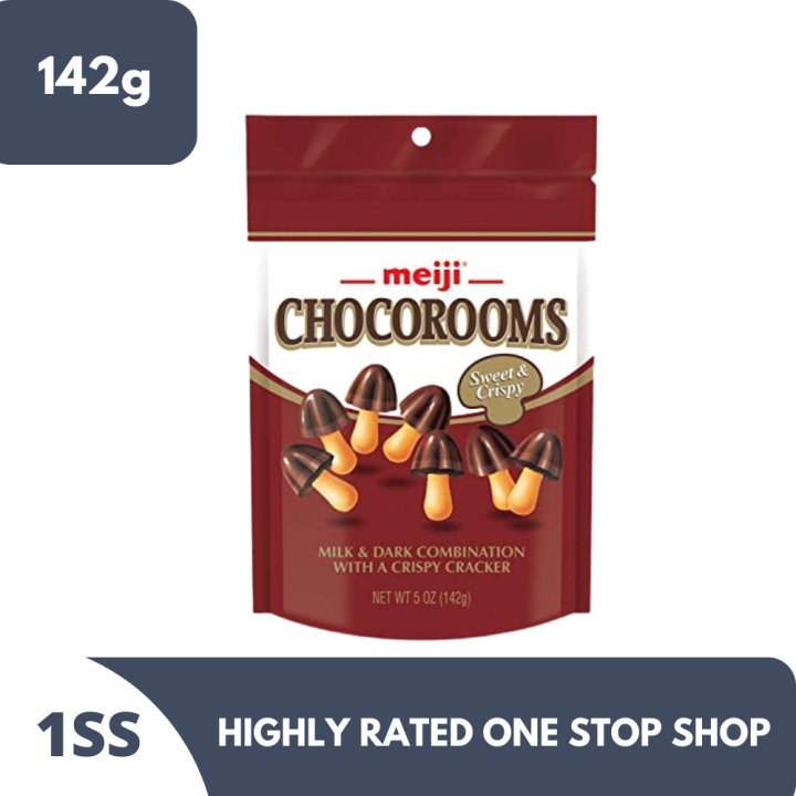 Meiji Chocorooms Milk & Dark Combination 142g | Lazada PH