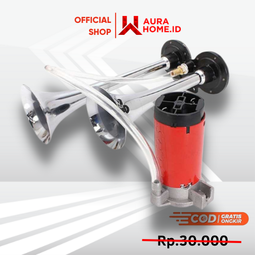 Klakson Trompet Mobil Dual Air Horn 150dB 12V / Klakson Bel Bell ...