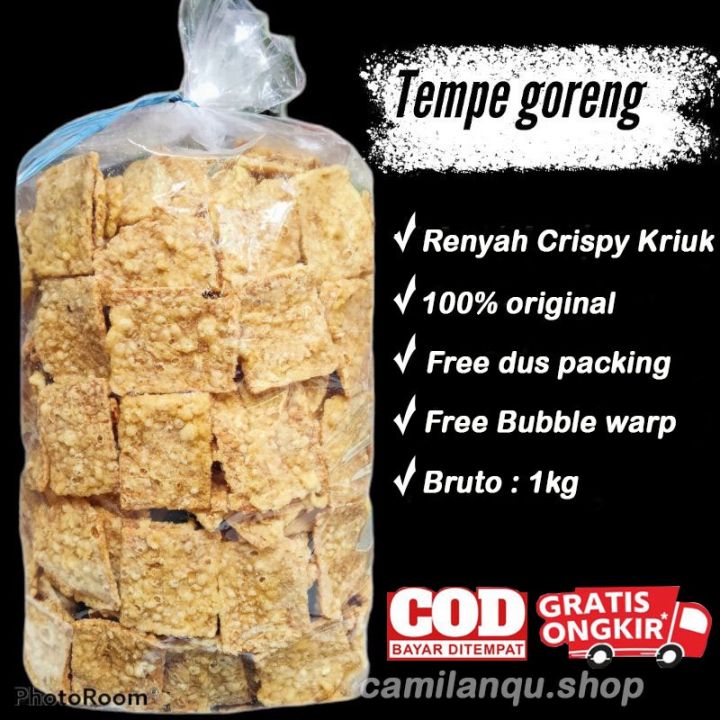 Keripik Tempe Khas Bandung 1KG Crispy / Kripik Tempe Malang 1KG Murah ...