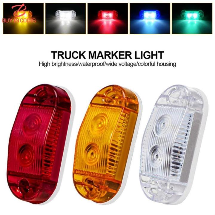 BC Car 24 LED Side Marker Lights External square Lights Warning Tail ...