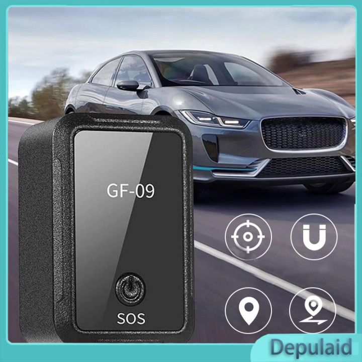 GPS Tracker Mobil GF-09 GPS Global Tracker Mobil Alat Pelacak Lokasi ...