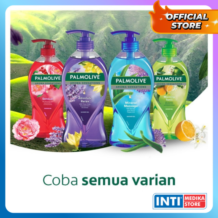 PALMOLIVE - Sabun Mandi Cair Aroma Sensations | Shower Gel Body Wash ...