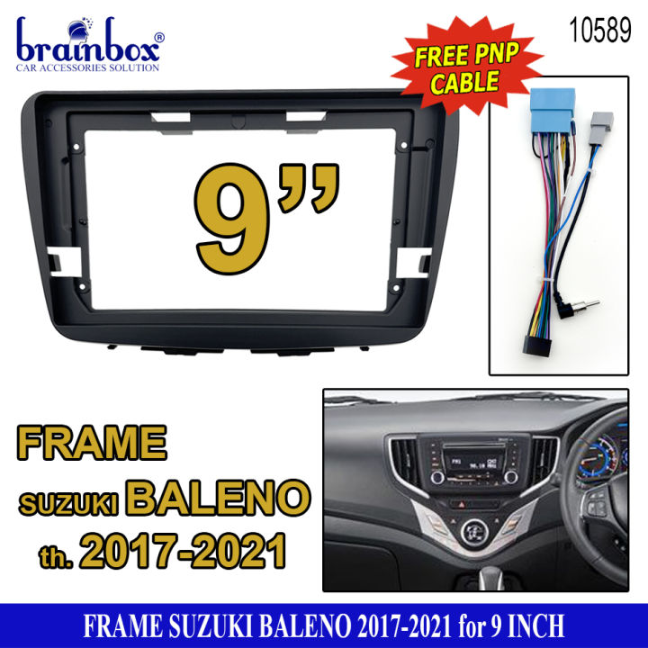 Frame Head Unit Suzuki Baleno 2017-2021 9 Inch Bingkai Panel TV Mobil ...