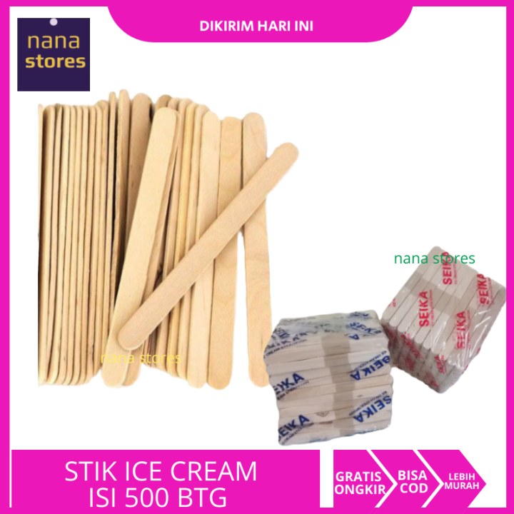 Stik ice cream, stik es krim, gagang es krim, gagang ice cream higienis ...