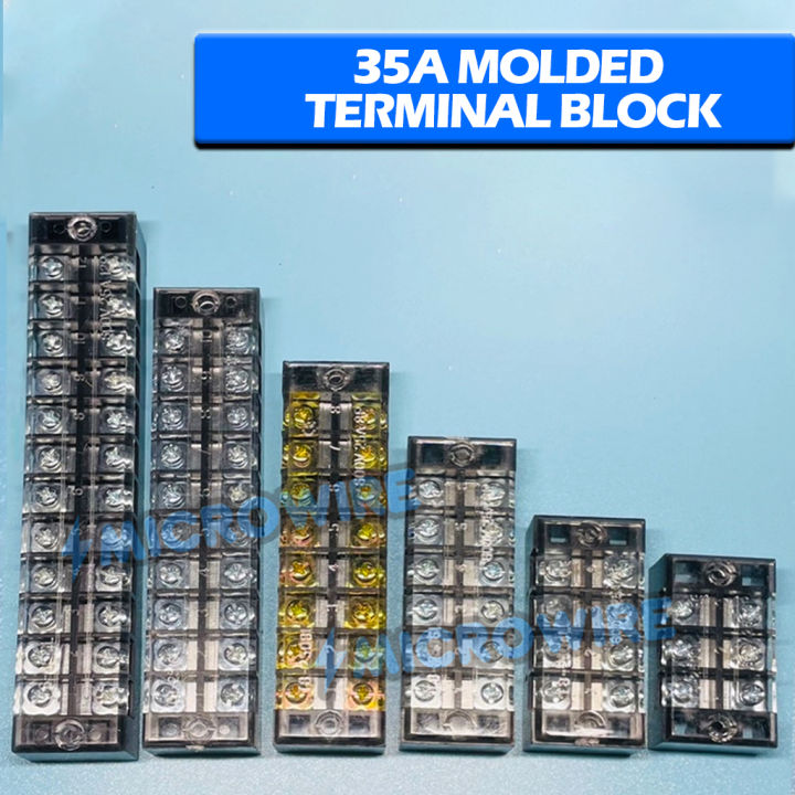 MW 35A Molded Terminal Block – Heavy-Duty Electrical Connector, 600V ...