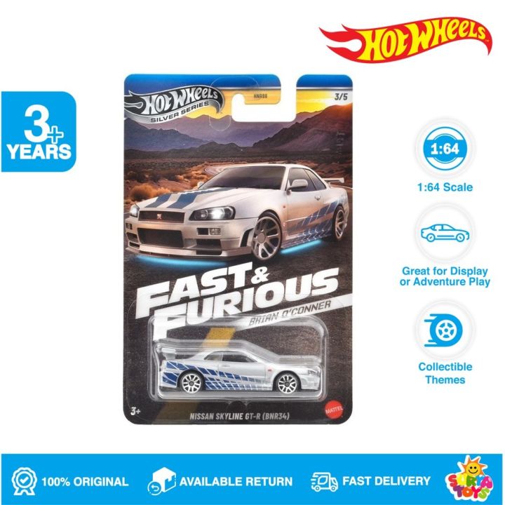 Hot Wheels Fast & Furious 2024 Brian O Conner | Lazada Indonesia