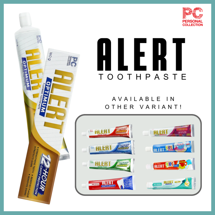 PERSONAL COLLECTION ALERT TOOTHPASTE (OPTIMUM, ADVANCED, ANTICAVITY ...