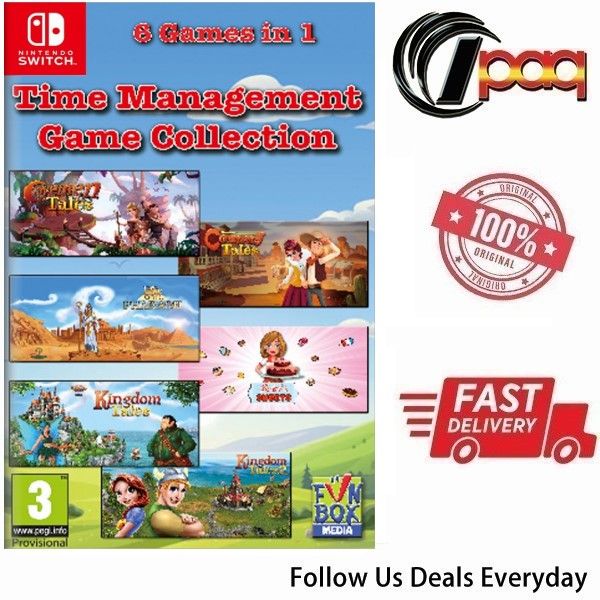 Nintendo Switch 6 In 1 Time Management Game Collection (EU)(English ...