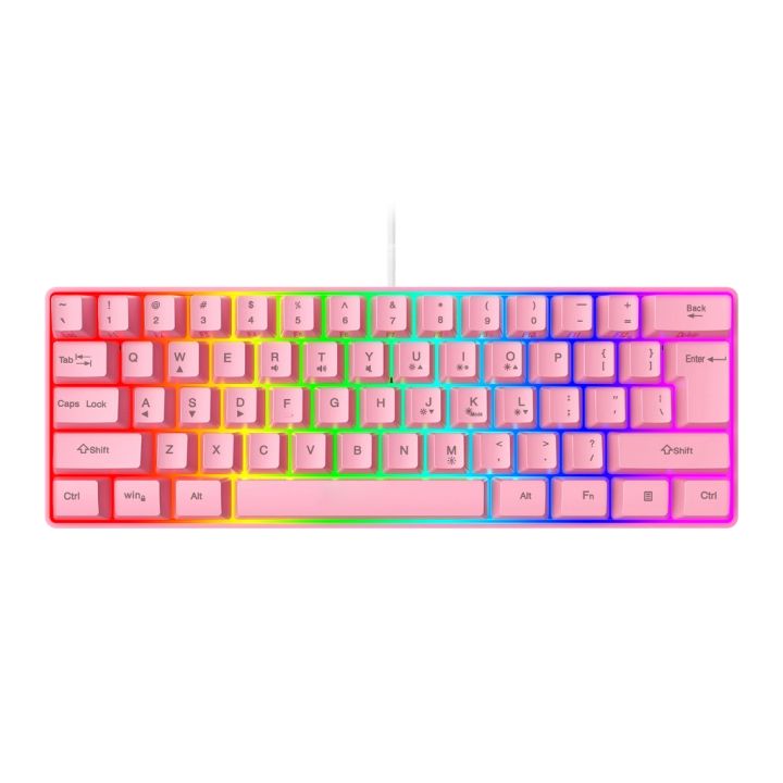 RGB Gaming Keyboard Comfortable Operation Feeling Input Dedicated Media ...