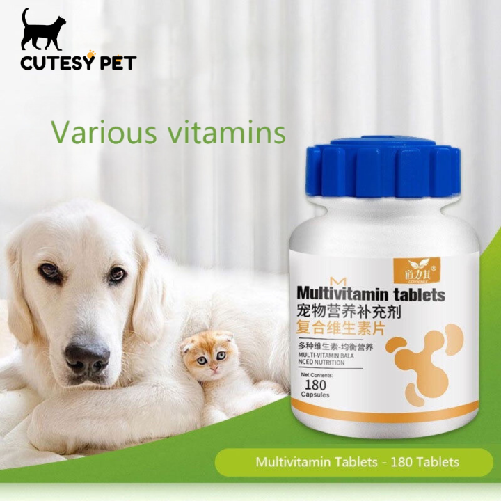 CT Pet Nutrition Tablet Appetite Booster Dog Cat Supplement Calcium ...