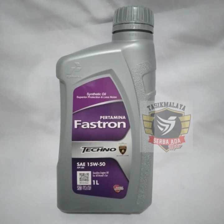 OLI PERTAMINA FASTRON TECHNO 15W-50 1 LITER 100% ASLI | Lazada Indonesia