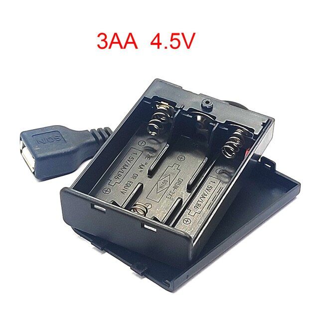 2/3/4/6/8 Slot AA Battery Holder AA Battery Box AA Battery Case With ...