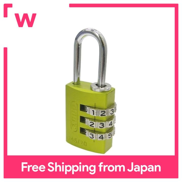 Japan Lock Service ABUS Variable Padlock 145 20mm Yellow | Lazada PH