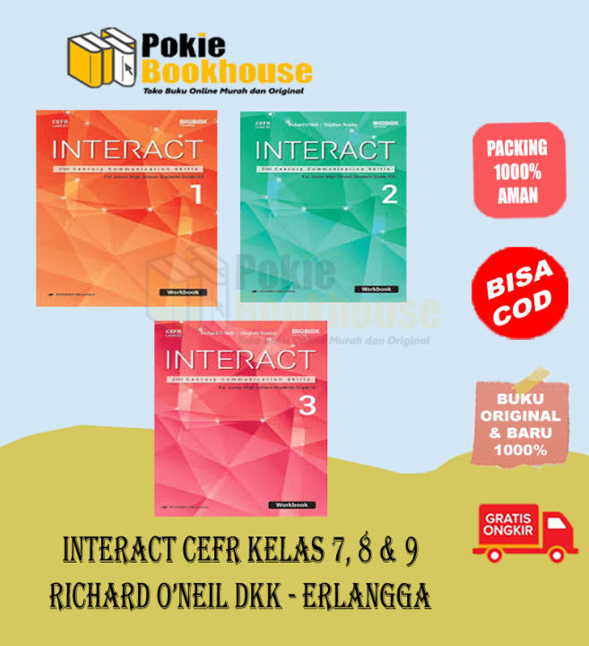 BEST SELLER INTERACT CEFR KELAS 7,8,9 SMP/MTS KURIKULUM MERDEKA ...