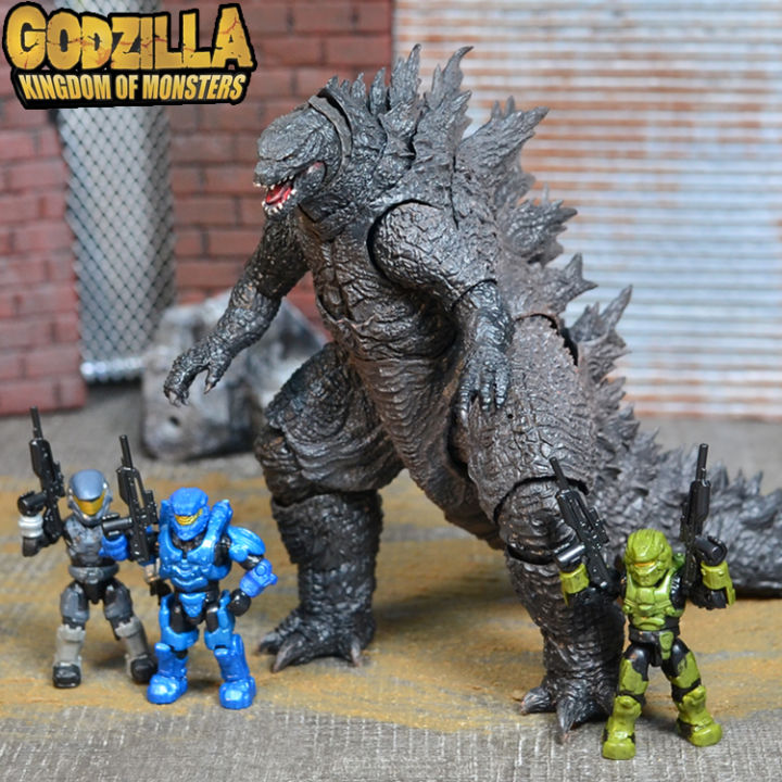 Neca Godzilla War King Kong Toy Hand Monster King Red Lotus Movie Jet ...