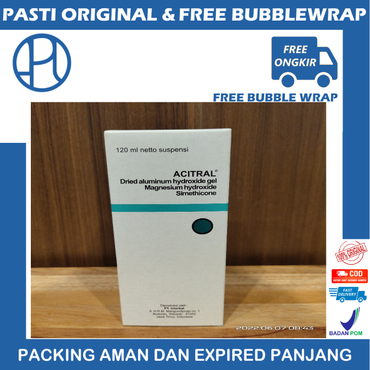ACITRAL SUSPENSI 120 ML ACITRAL SIRUP OBAT MAAG | Lazada Indonesia