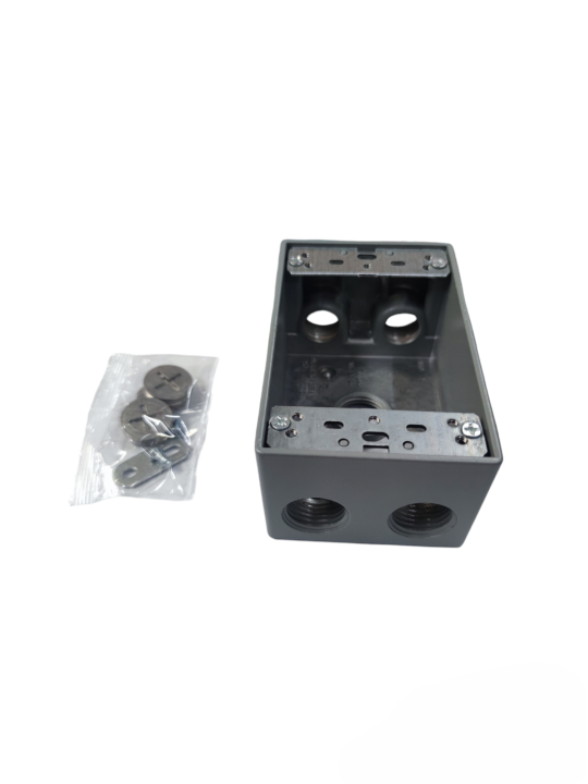 Marine Utility Box 2x4 2 Hub x 2 Hub and Bottom Hub Available in 1/2 or ...