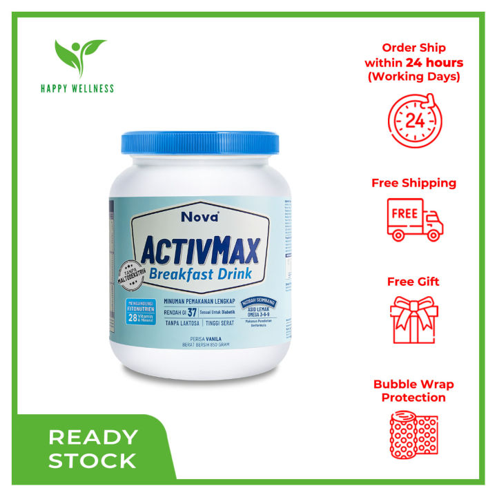 Nova Activmax Breakfast Drink Vanilla 850g | Lazada