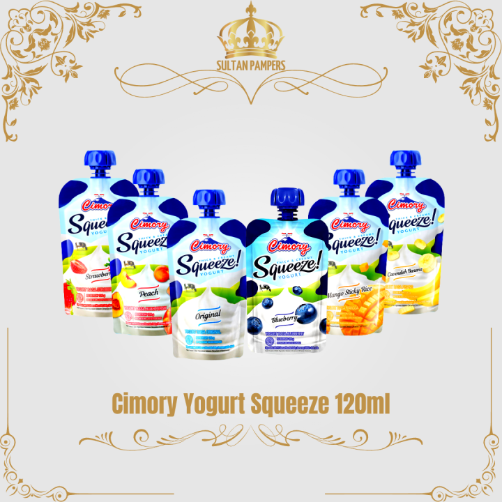 CIMORY UHT MILK YOGURT SQUEEZE 120ml/ Sultan Pampers | Lazada Indonesia