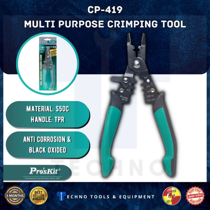 PRO'SKIT CP-419 Multi Purpose Crimping Tool | Lazada