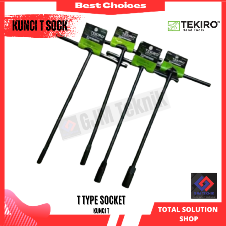 Kunci Socket T dengan berbagai macam ukuran merek Tekiro - Murah ...