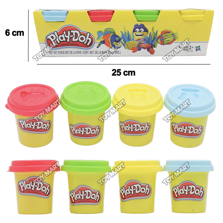 4 in 1 Play-Doh Assorted 16 Ounce Molding Compound Clay With Molding ...