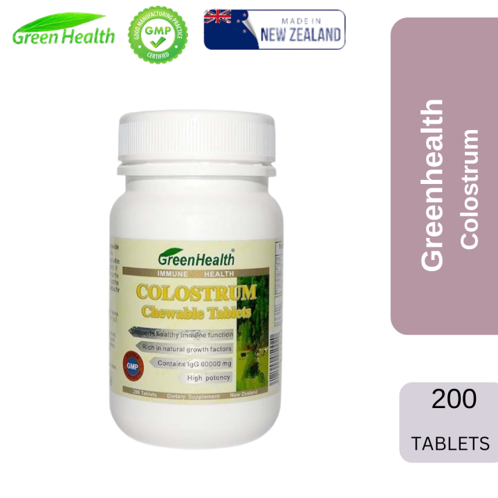 GreenHealth Colostrum, Made in New Zealand bovine Colostrum for Immune ...