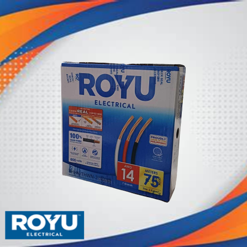 ROYU THHN / THWN 7 Stranded wire (#14/ 2.00) 75M per Box | Lazada PH