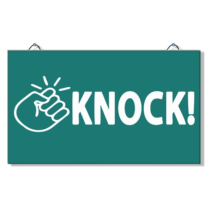 Knock Sign Label Ketuk Pintu Kamar Ruang | Lazada Indonesia