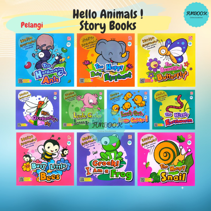 [FUNBOOK] Hello Animals Science Storybooks / Children Storybook buku ...