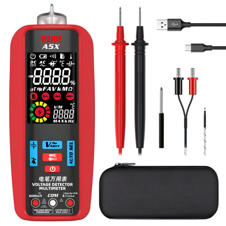 Smart Sensor Digital Multimeter Professional Voltage Current Resistance ...