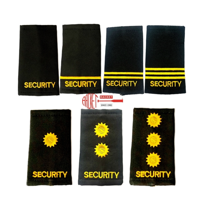 Security Ranking Epaulettes or Pangkat Pengawal Keselamatan (2 in 1 ...