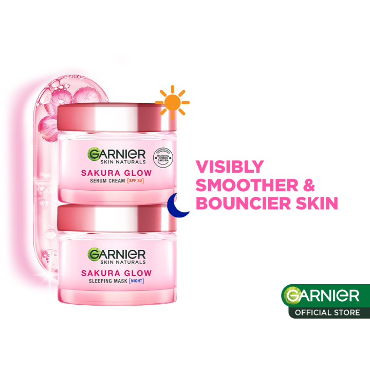 Garnier Ceramide Day Cream Moisturizer SPF 30 (50ml) and Night Cream ...