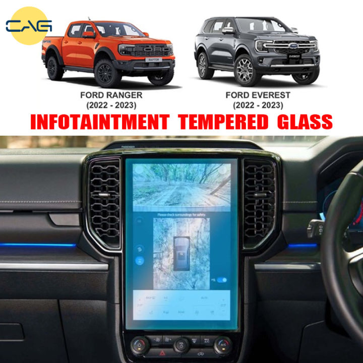 CAG Tempered Glass Screen Protector for Next Gen Ford Ranger Raptor ...
